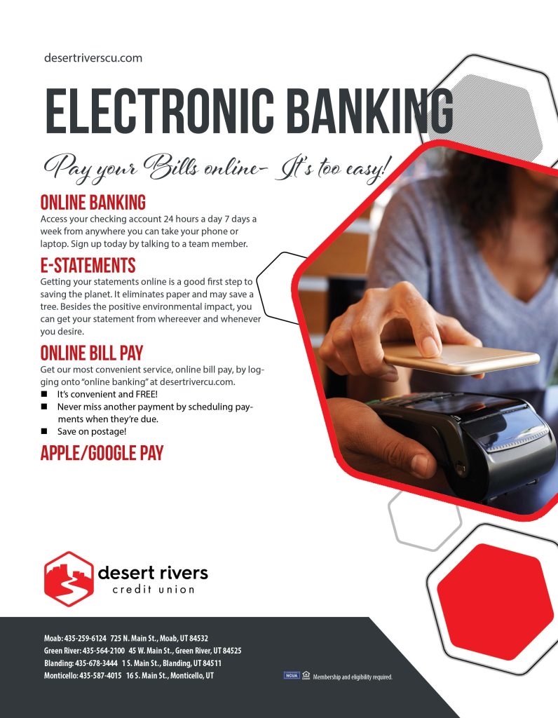 Accounts - Desert Rivers Credit Union